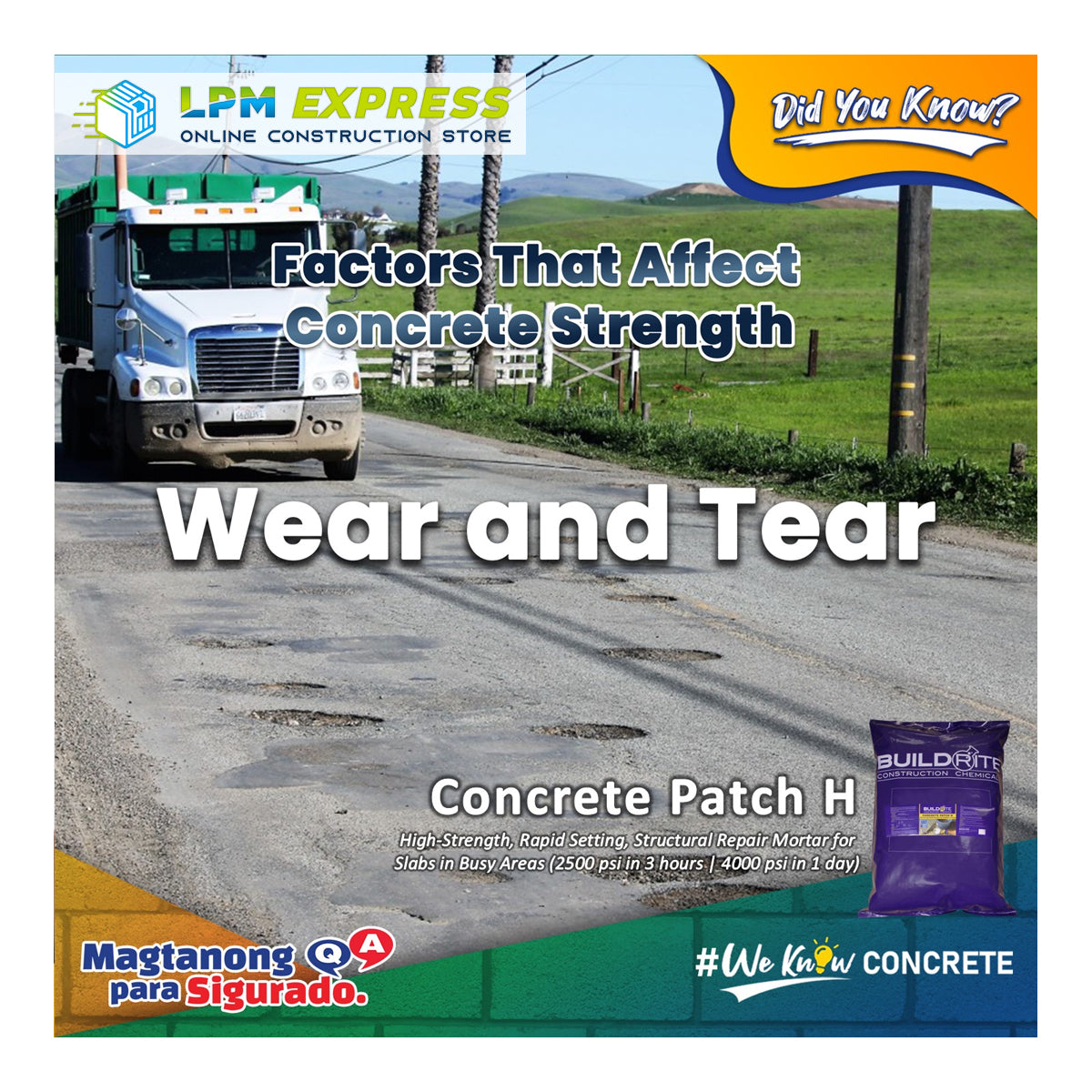 Buildrite Concrete Patch H – LPM Express | LPM Construction Supply