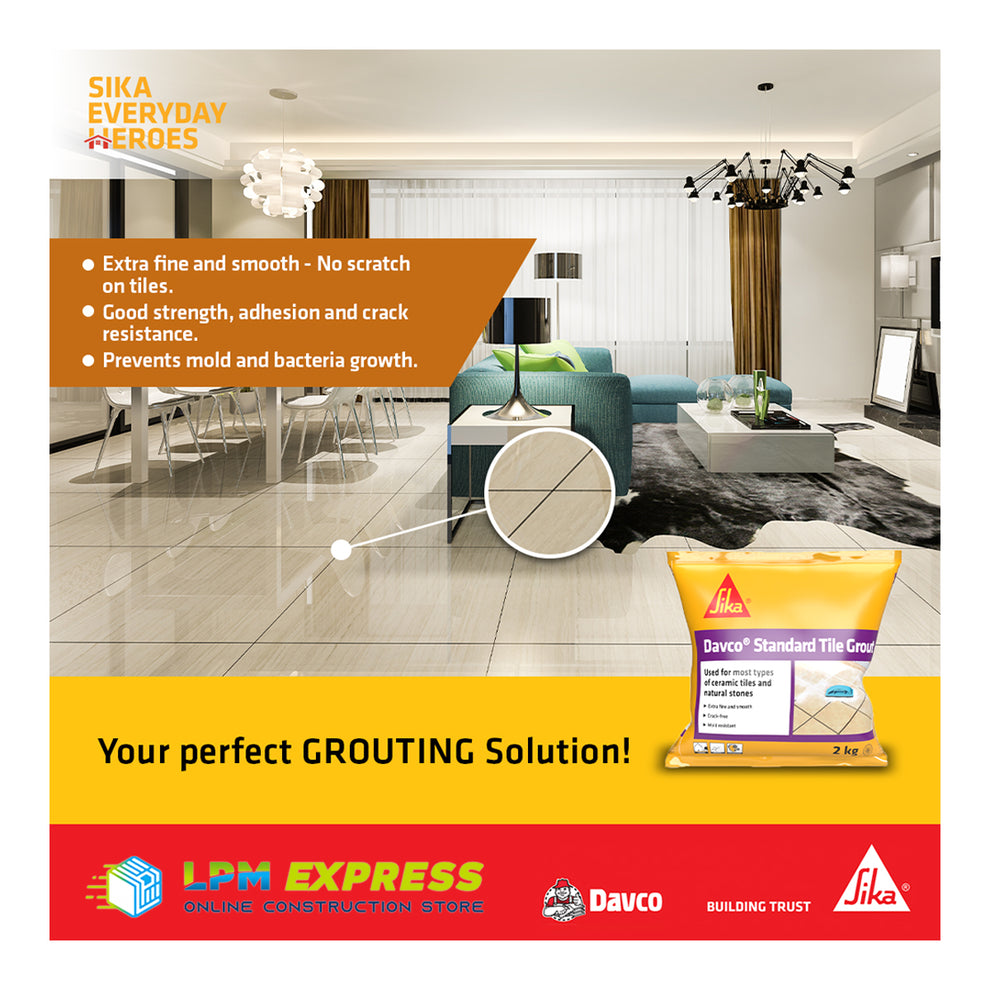 Davco Standard Tile Grout 西卡 – LPM Express | LPM Construction Supply
