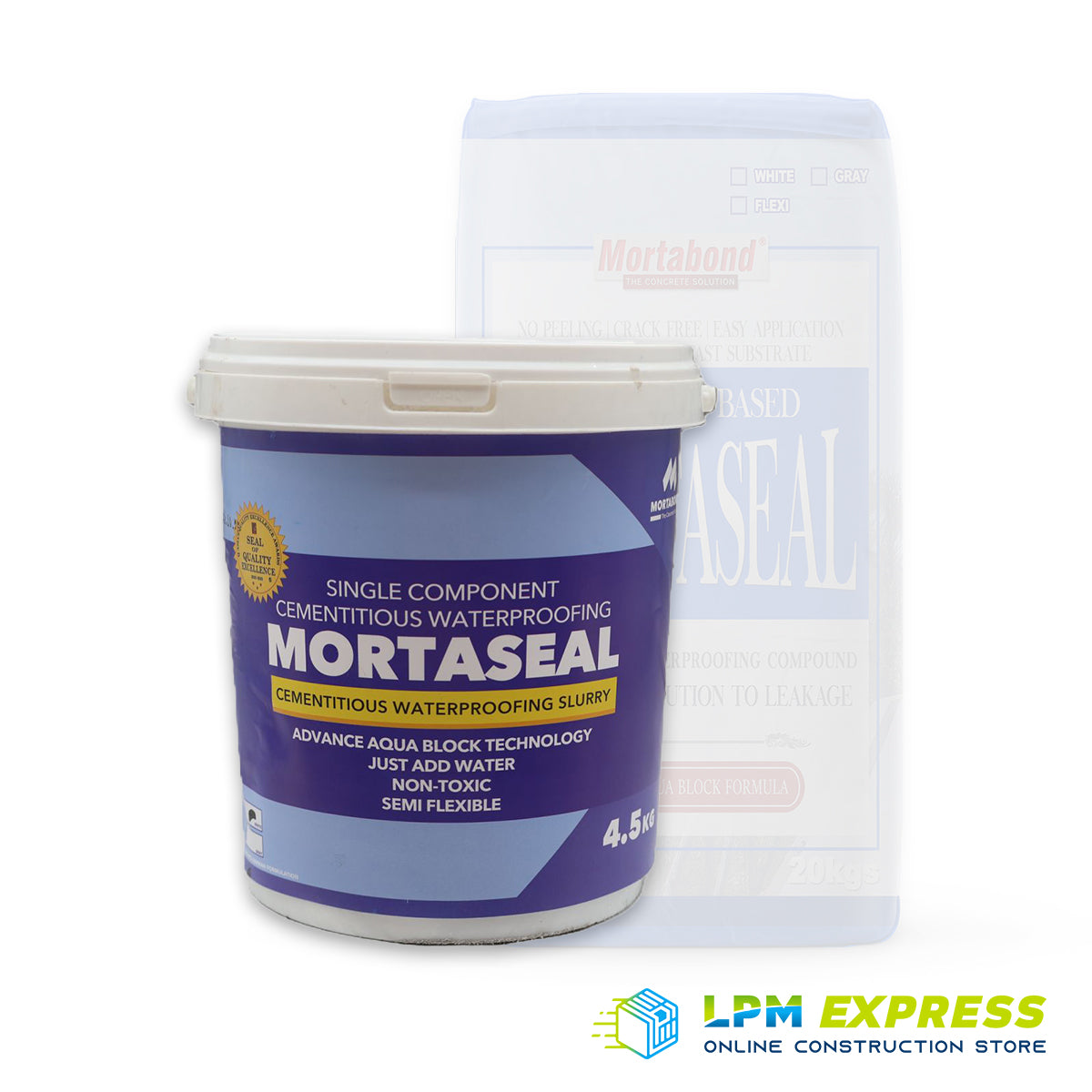 Mortaseal Cementitious Waterproofing Slurry - gallon – LPM Express ...