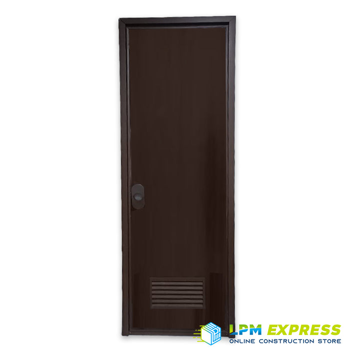 PVC Door with Jamb - Dark Brown – LPM Express | LPM Construction Supply