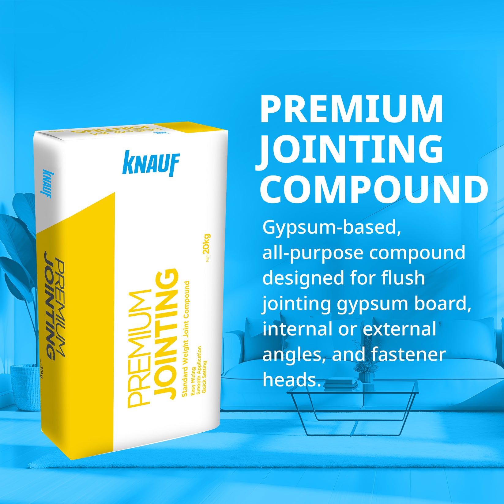 Knauf Premium Jointing Compound 可耐福 – LPM Express | LPM Construction Supply