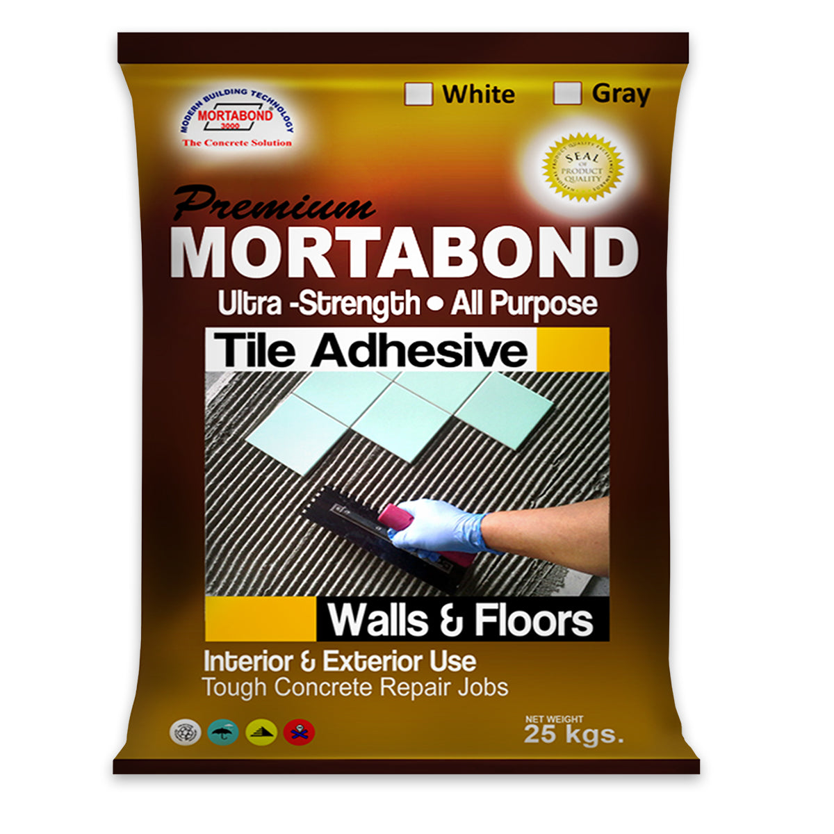 Mortabond Premium Tile Adhesive – LPM Express | LPM Construction Supply